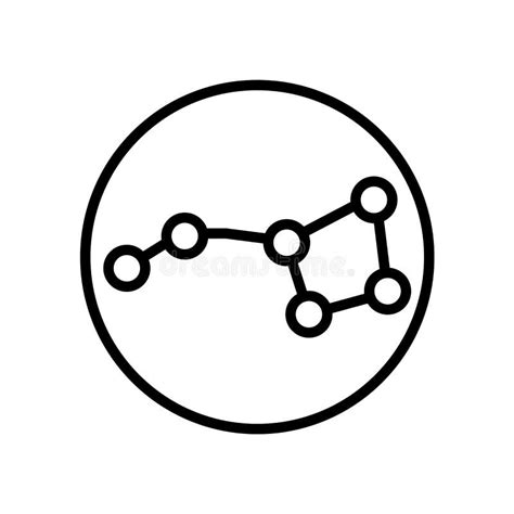 Constellation Icon Vector Isolated On White Background Constellation