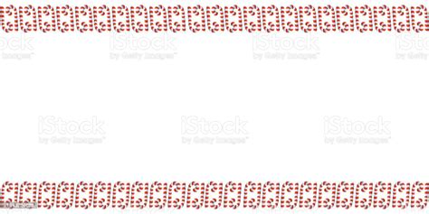 벡터 배경 프레임 붉은 사탕 지팡이에서 테두리 수평 상단과 하단 테두리 테마 달콤한 새해와 크리스마스장식 인사말 카드 초대장 Xmas 디자인용 가장자리에 대한 스톡 벡터