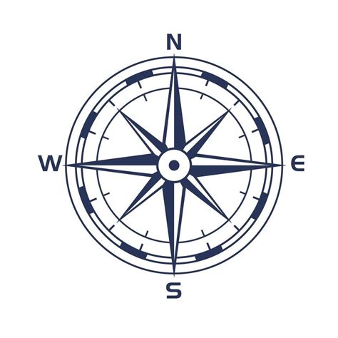 Compass Rose Symbol Декор в морском стиле Роза ветров Розы