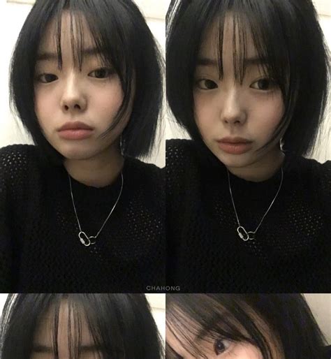 차홍아르더 청담점 장서아 단발 중단발 레이어드펌 녜 단발인데요 📟🩵 레이어드 단발인데 동글동글한건 싫잖아요 무거운 삼각김밥도 싫고요 🪧 태슬인듯 베베인듯 레이어드