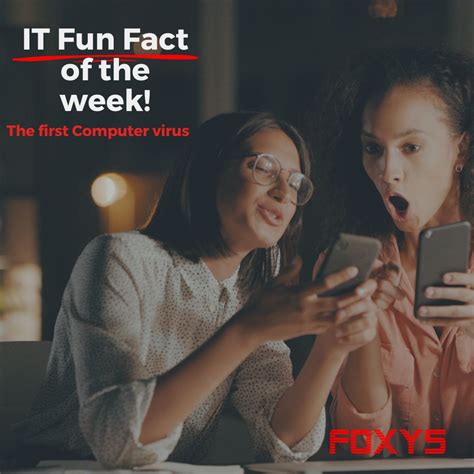 Foxys It Services On Linkedin Itfunfact Computervirus Cybersecurity