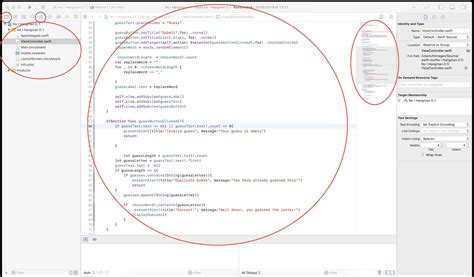 Navigating Between The Different Areas In Xcode With A Keyboard Stack
