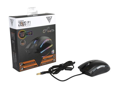 Gamdias Zeus P1 Rgb Gd Zeus P1 Black Wired Optical Gaming Mouse With