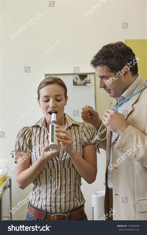 Breathing Spirometry Woman Stock Photo Shutterstock