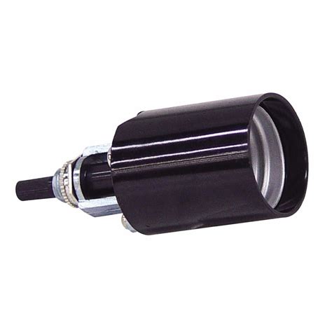 Servalite 250 Watt Black Lamp Socket At