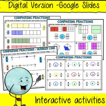 Comparing Fractions With The Same Numerator Fractions With Like Numerators