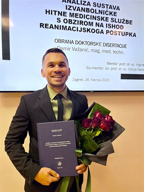 Damir Važanić S Odjela Za Sestrinstvo Obranio Doktorat Unicath