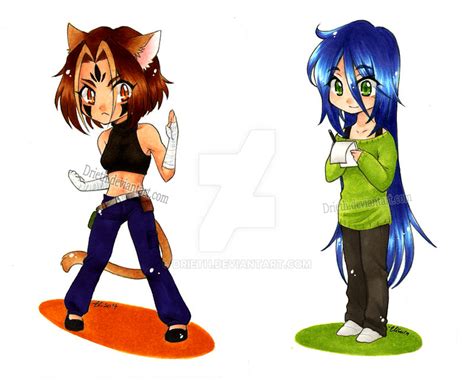 Chibi Samples Lily And Fuyu By Drieth On Deviantart