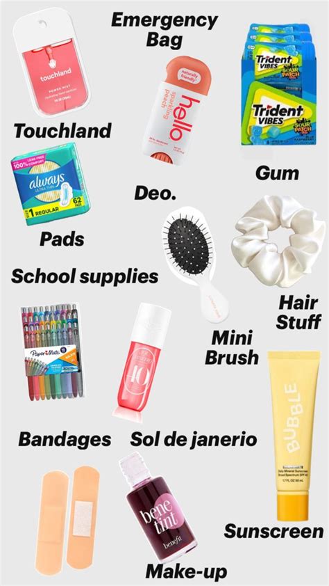 Emergency Bag For Middle School In 2024 School Survival Kits Middle