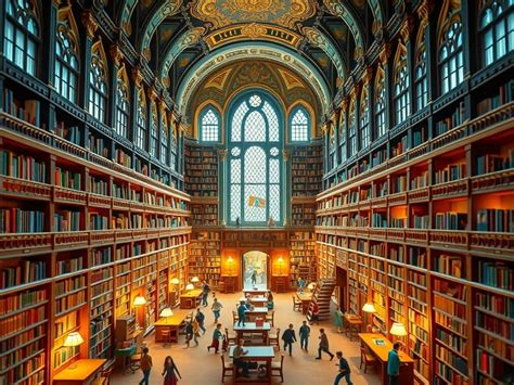 Whimsical 3d Pop Up Library In Vibrant Color Ai Art