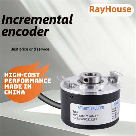 High Precision Solid Shaft Rotary Encoder With Flange Mount