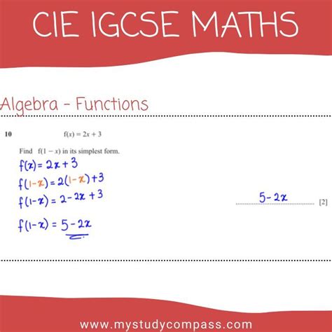 CIE IGCSE Maths M J Solved Past Paper Question Igcse Maths Math Maths