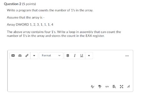 Solved Question 2 5 Points Write A Program That Counts The