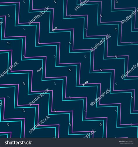 Abstract Zigzag Line Pattern Background Vector Stock Vector Royalty Free 1905137329 Shutterstock