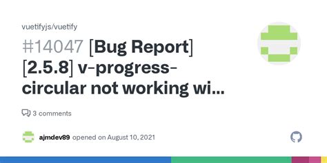 [bug report][2 5 8] v progress circular not working with faster value