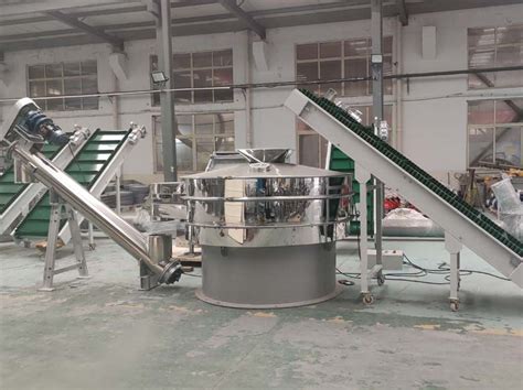 Belt Conveyor Machine 2m Diameter Round Vibrating Screen Machine And
