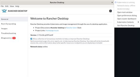 Wrong Network Status When Offline · Issue 4195 · Rancher Sandboxrancher Desktop · Github