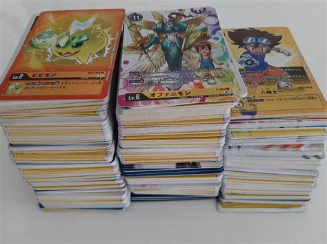 デジモンカード 黄 BT1〜BT10 デッキパーツ 652枚 - メルカリ