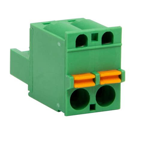 CSTBP9208 2 Female Pluggable Screwless Terminal Blocks PCB Screwless Terminal Block CamdenBoss