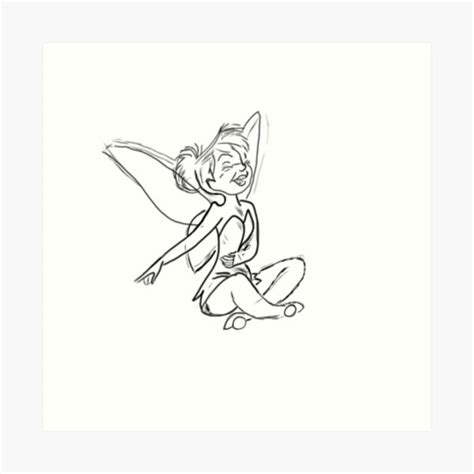 How To Draw Tinkerbell Outline