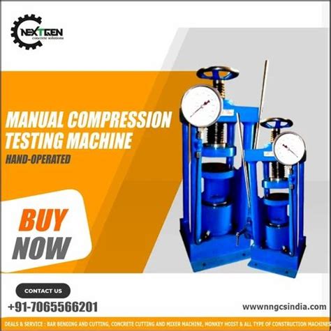 1HP Digital Hand Operated Cube Testing Machine Packaging Type Iron Model Name Number NGCTM