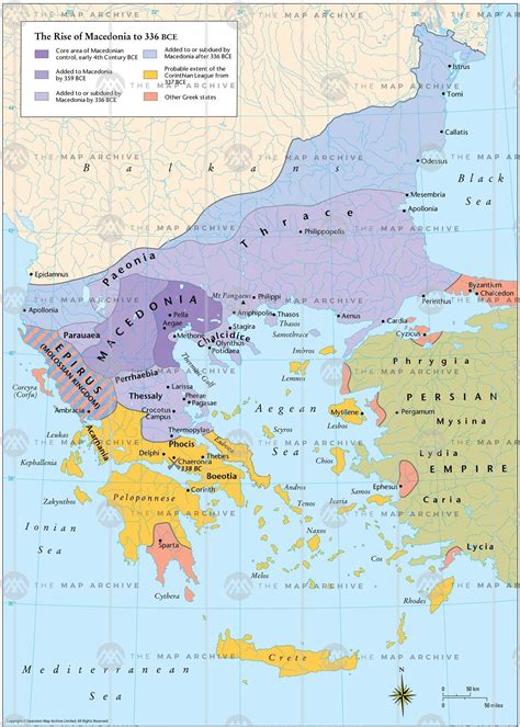 Map Of Greece And Vicinity 200 Bc Artofit