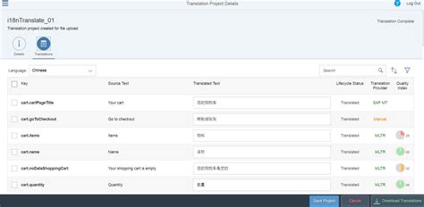 Sapui5 I18n With Sap Translation Hub