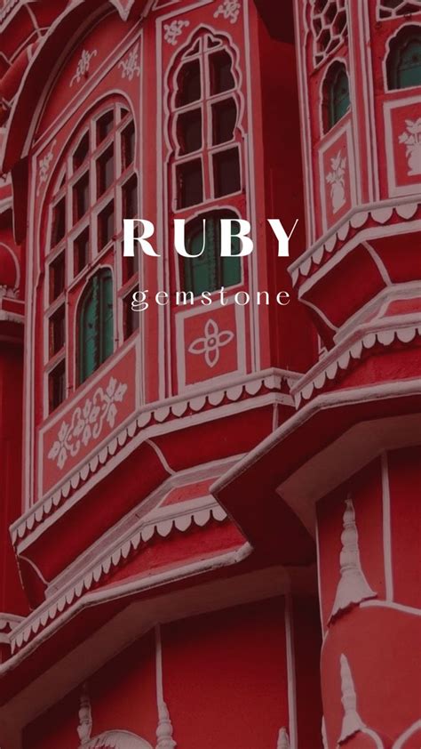 Ruby Character Names Meaning Red