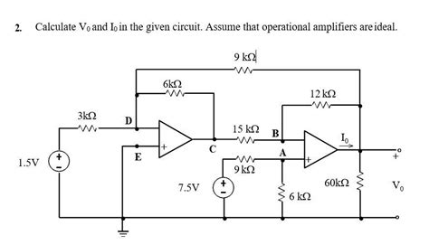 Solved 2 Calculate Vo And Io In The Given Circuit Assume