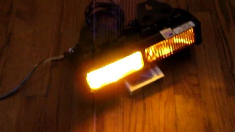 Whelen Halogen Dashmiser Plus Dmp2h Dash Visor Deck Light Wig Wag Flasher Youtube