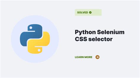 Python Selenium Css Selector Python Clear