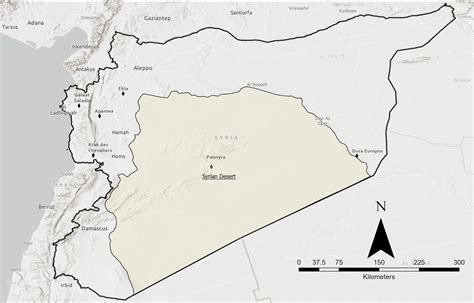 Syrian Desert Map Location