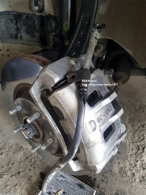 그랜져tg 브레이크호스 교환 평택브레이크호스교환은 평택카센터 비앤비모터스입니다 네이버 블로그