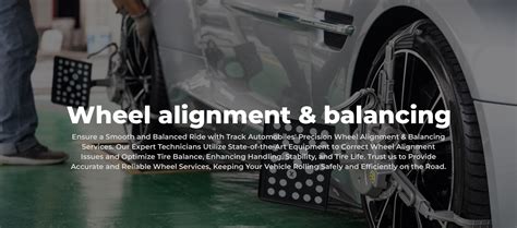 Wheel Alignment & Wheel Balancing – Track Automobiles