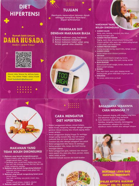 Leaflet Diet Hipertensi Pdf