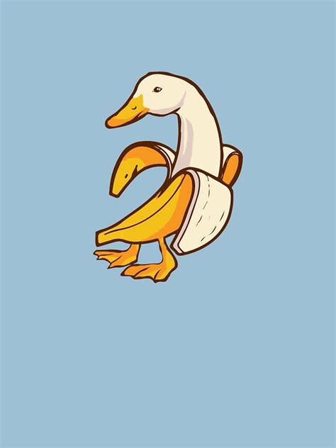 Banana Duck T Shirt By Born2tee