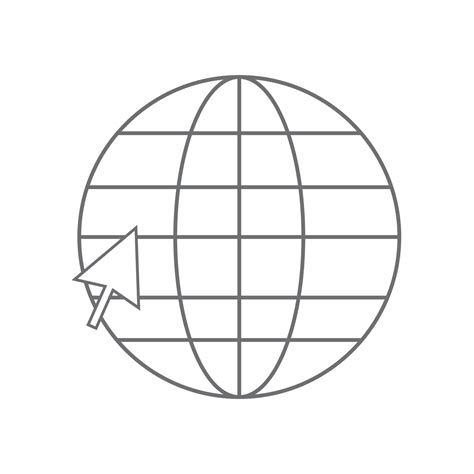 simple global internet communication icon web network icon 10722823