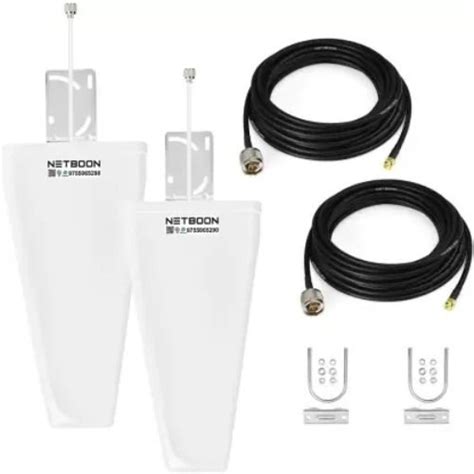 698 2700mhz Abs Plastic 12dbi External Mimo Lpda Antenna With Rg 8