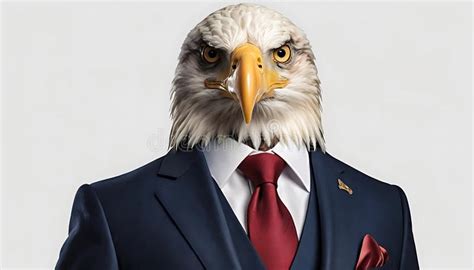 Eagle Executive The Majestic Ceo Of The Sky High Corporate World Stock Illustration