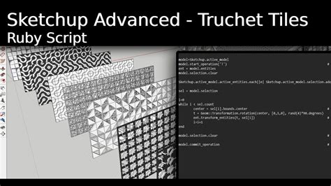 Sketchup Advanced Parametric Tiles Ruby Random Rotation Script