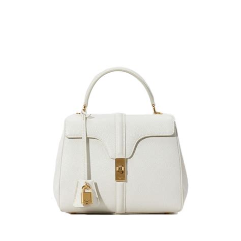 Celine 16 Small Model Bag In Grained Calfskin Leather One Color