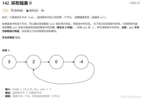 【leetcode】142 环形链表ii 技术栈