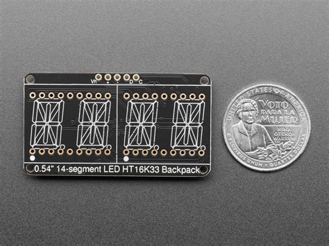 Adafruit 14 Segment Led Alphanumeric Backpack Stemma Qt Id 1910 Adafruit Industries