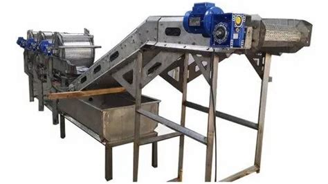 Automatic Ss 304 Vegetables Washing Grading Sorting Line 200 Kg To
