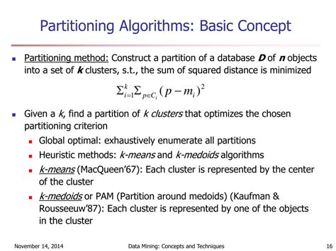 Ppt Data Mining Concepts And Techniques Cluster Analysis Li Xiong
