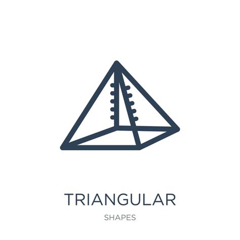 Triangular Pyramid Volumetrical Shape Free Stock Vectors