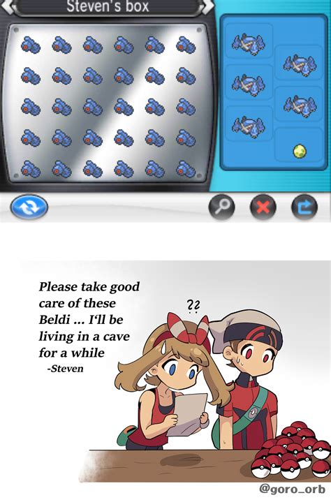 May Brendan Metagross And Beldum Pokemon And 1 More Drawn By Goro