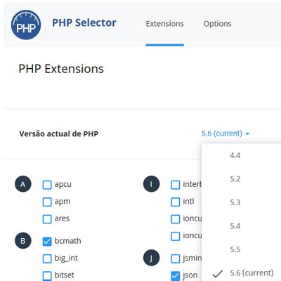 Como mudar versão php no cpanel Qualidade Web