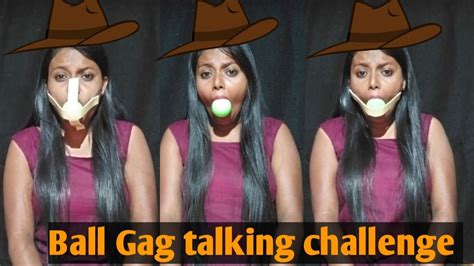 Ball Gag Talk Challenge With Tape Ll Gagtalk Challenge Most Requested
