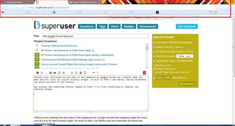 Windows Odd Google Chrome Behaviour Super User